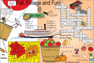 Fall, Foliage and Fun – Two-Page Activity Fall Puzzle Set | Made By ...