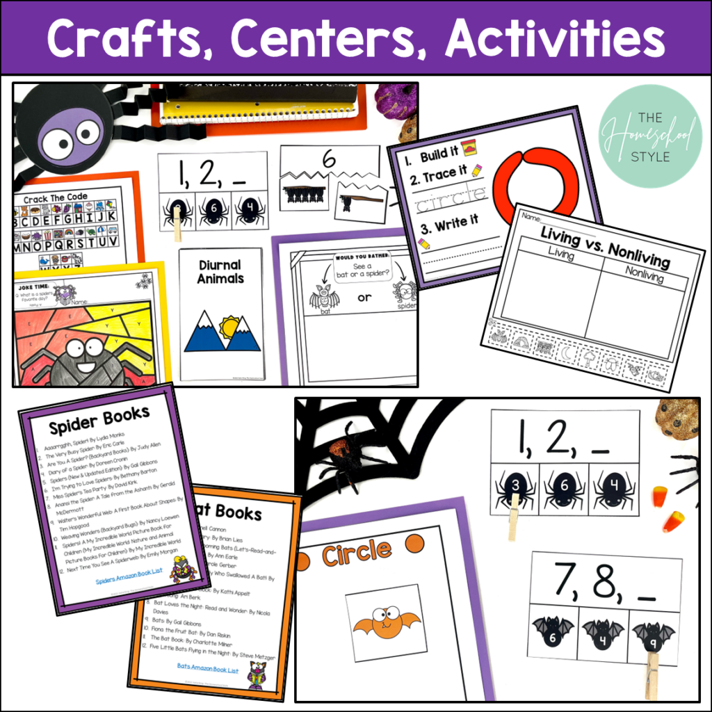 All About Bats and Spiders Unit - Made By Teachers