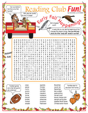 Fall Happenings – Fall Times and Rhymes Printable Puzzle Pack - Made By ...