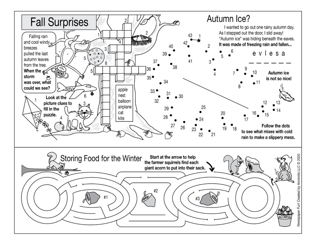 Fall Happenings – Fall Times and Rhymes Printable Puzzle Pack - Made By ...