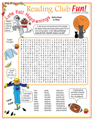 Fall Happenings – Fall Times and Rhymes Printable Puzzle Pack - Made By ...