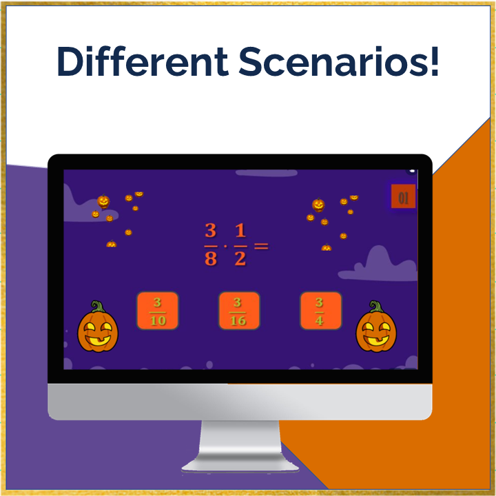 Halloween Operations with Fractions Activity | Digital Escape Room ...