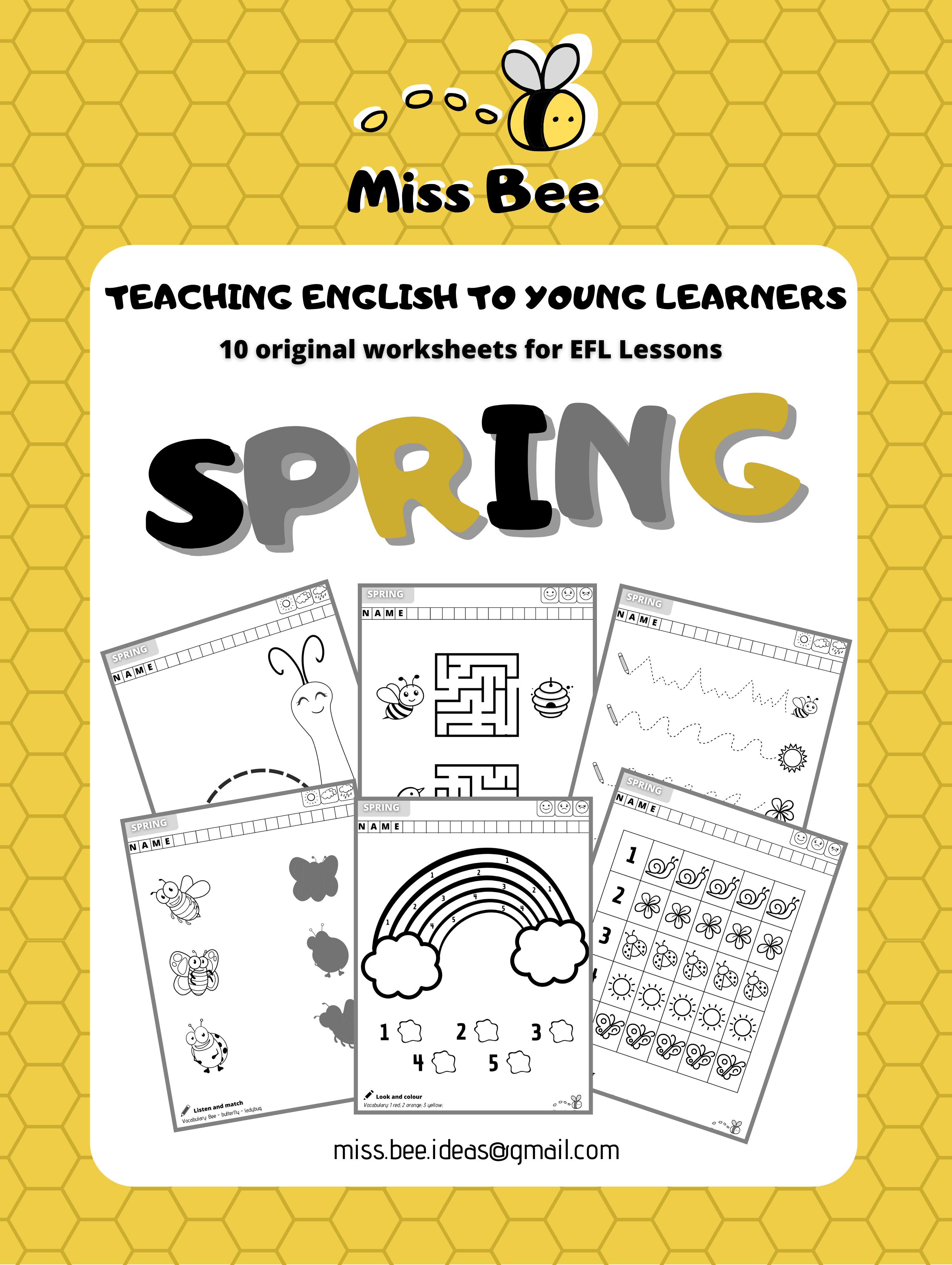 10 EFL worksheets with SPRING activities for Young Learners 🌸 | Made By ...