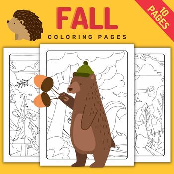 Printable Fall Autumn Coloring Pages Sheets - September October ...