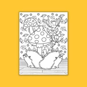 16 Printable Fall Autumn Coloring Pages Sheets September October ...