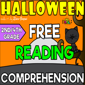FREE Halloween Reading Comprehension Passages Short Stories - Made By ...