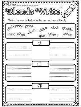 blends write the room - Made By Teachers