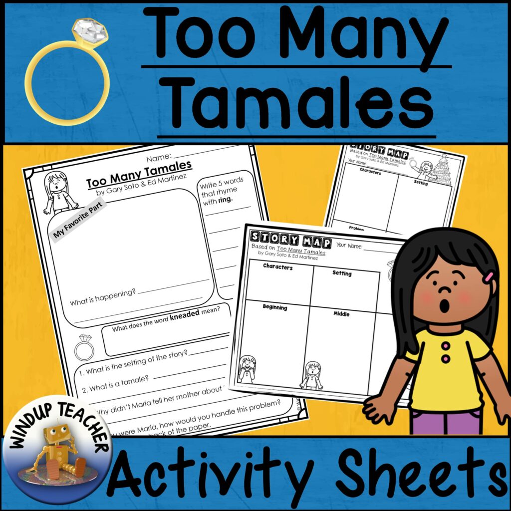 Too Many Tamales Activity Sheets Print and GO! | Made By Teachers