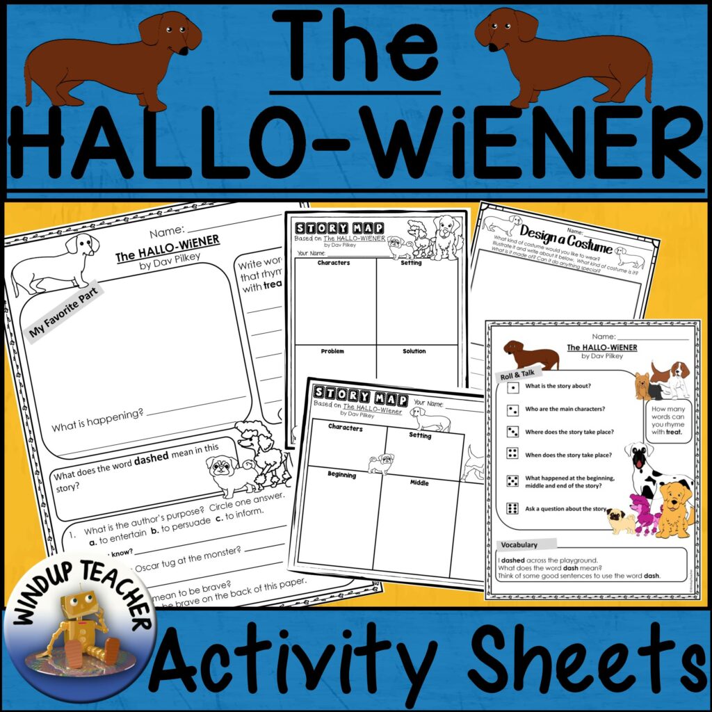 The HALLO-WiENER Activity Sheets Print and Go! - Made By Teachers