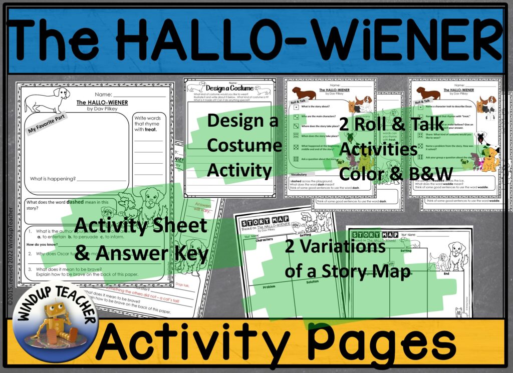 The HALLO-WiENER Activity Sheets Print and Go! | Made By Teachers