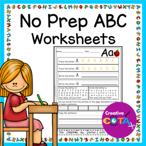 No Prep ABC Letter Formation and Identification Worksheets - Made By ...