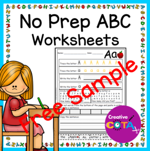 No Prep ABC Letter Formation and Identification Worksheets | Made By ...