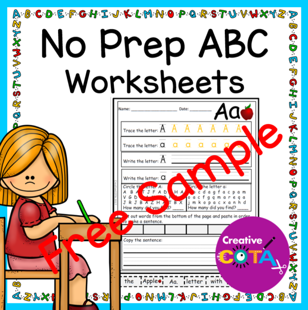No Prep ABC Letter Formation and Identification Worksheets | Made By ...