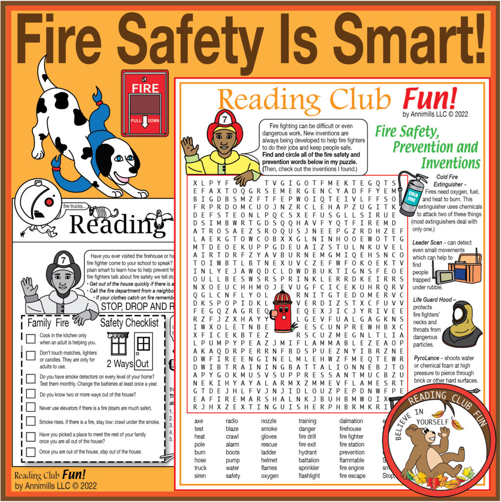 Fire Safety is Smart Puzzle Set - Fire Prevention, Safety, Tech | Made ...