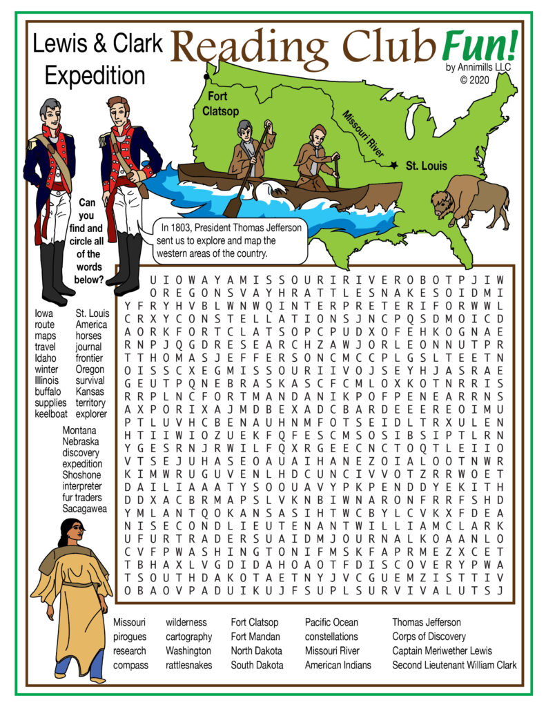 Lewis & Clark United States Expedition Puzzle Activity Set - Made By ...