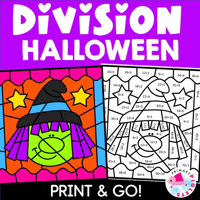 Halloween Color By Number Coloring Pages Halloween Color By Number Coloring Pages