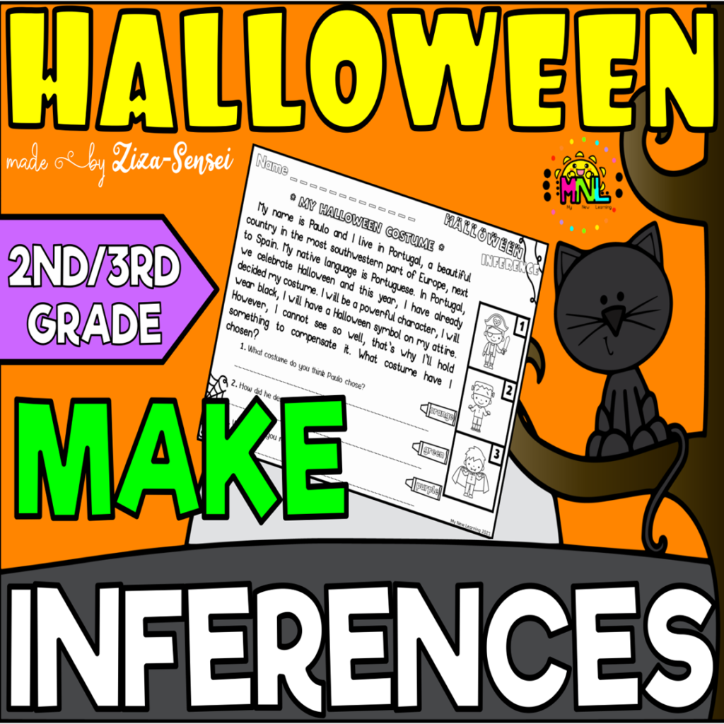 Halloween Making Inferences Reading Comprehension Passages | Made By ...