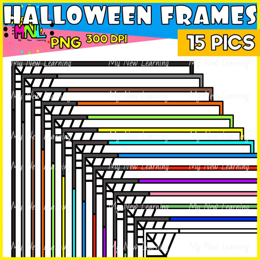 Halloween Frames Frames Clip Art Set 2 - Made By Teachers