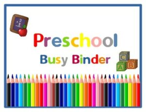 Preschool Busy Binder - Made By Teachers