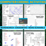 Computer Science PROGRAMMING / CODING Activities Word-Search Word ...