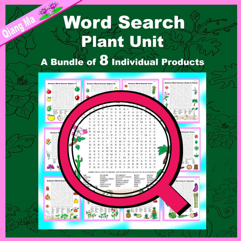 Science Word Search: Plant Unit | Made By Teachers