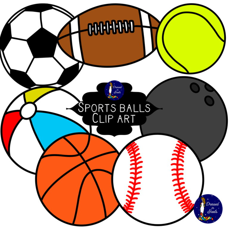 Sports Balls Clip Art - Made By Teachers