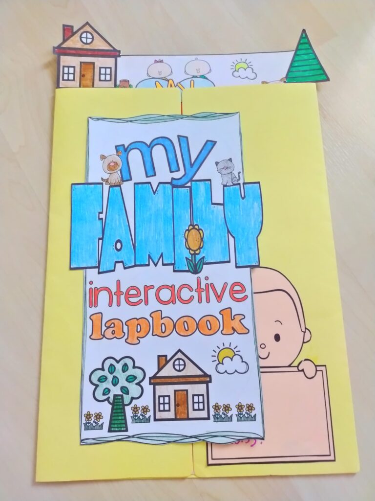 My Family Interactive Lapbook - Made By Teachers