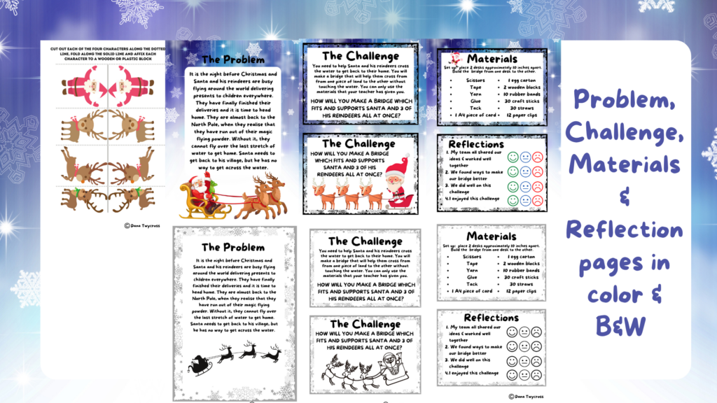 Hands On Engineering: STEM Christmas Themed Making & Design Challenge ...