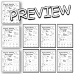 Sight Words Sightings No-Prep Pre-Kinder Worksheets | Made By Teachers