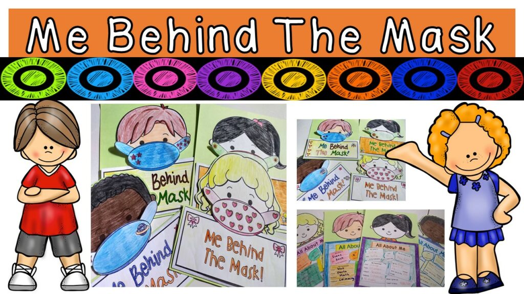 Me Behind The Mask (All About Me) Foldable | Made By Teachers