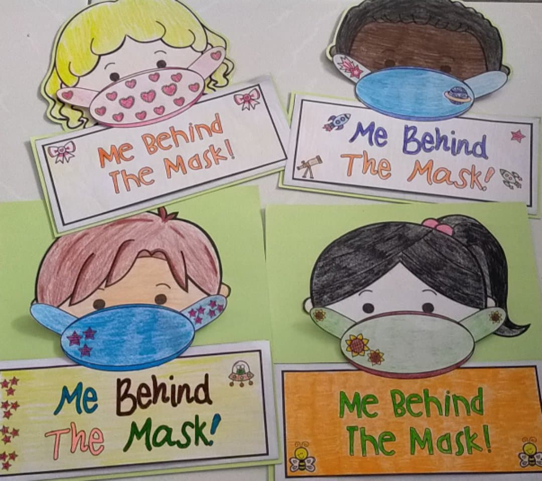 Me Behind The Mask (All About Me) Foldable | Made By Teachers