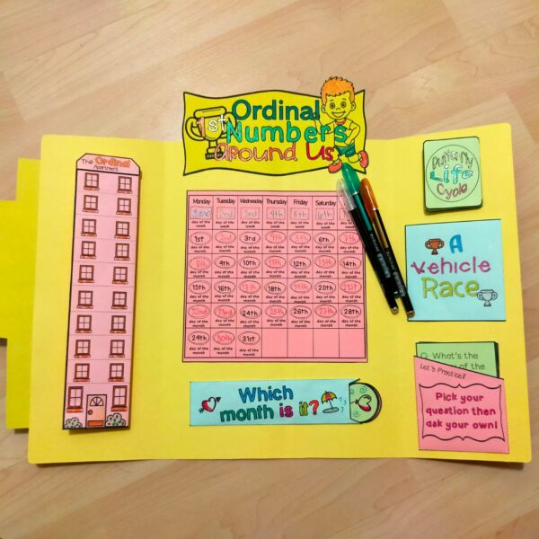 Ordinal Numbers Interactive Lapbook | Made By Teachers