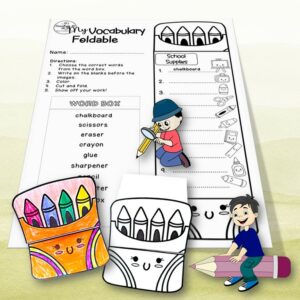 My Vocabulary Foldables Vol. 1 | Made By Teachers