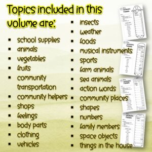 My Vocabulary Foldables Vol. 1 - Made By Teachers