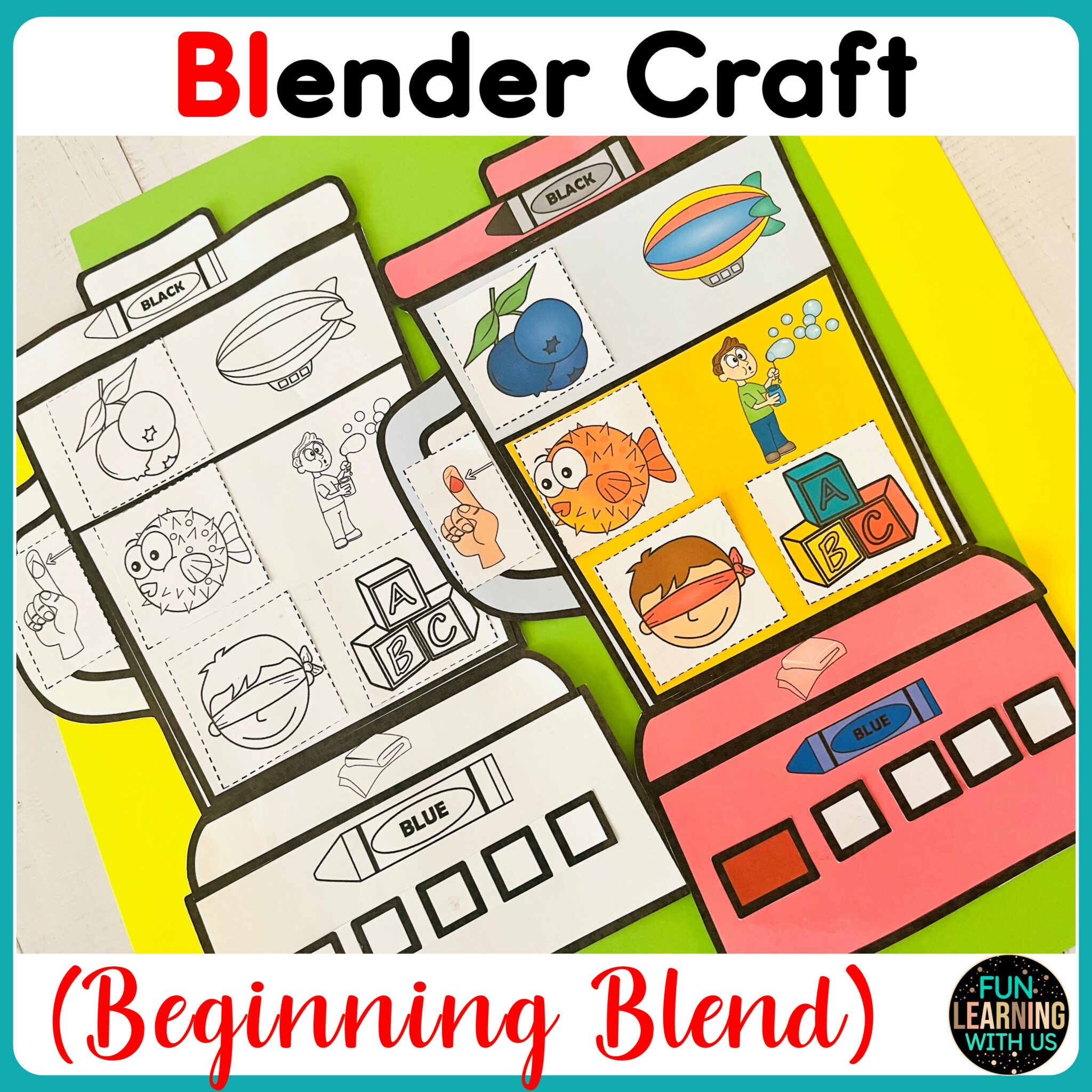 Beginning Blend Craft | Bl Blend Phonics Craft | Made By Teachers