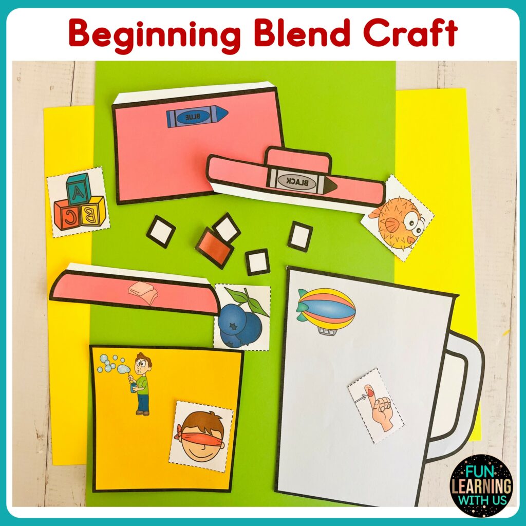 Beginning Blend Craft | Bl Blend Phonics Craft | Made By Teachers