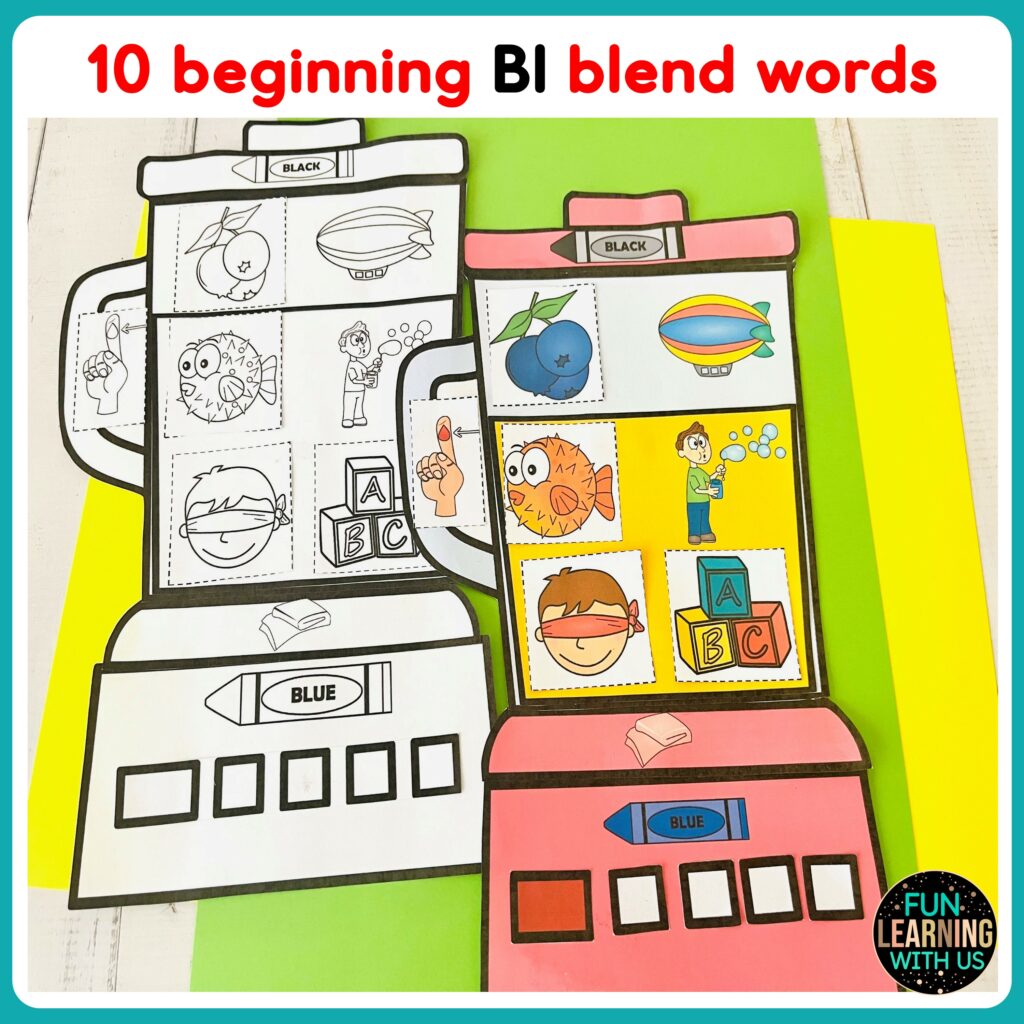 Beginning Blend Craft | Bl Blend Phonics Craft | Made By Teachers