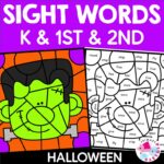 Halloween Color by Sight Words K-2 | Made By Teachers