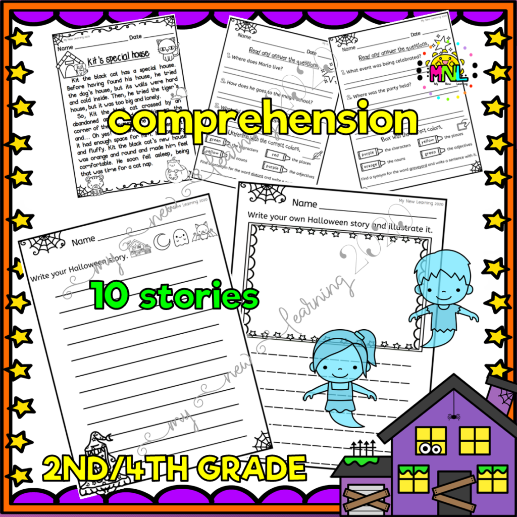 Halloween Reading Comprehension Short Passages | Made By Teachers