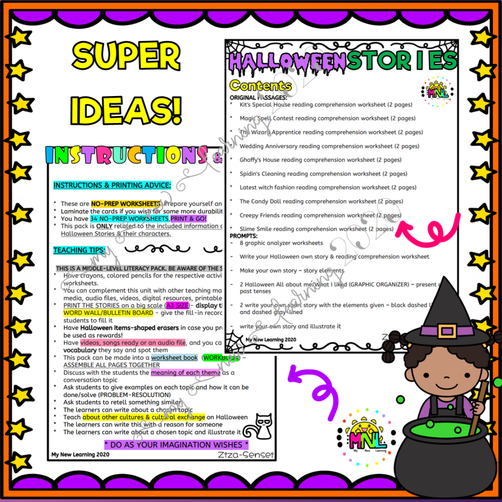 Halloween Reading Comprehension Short Passages - Made By Teachers