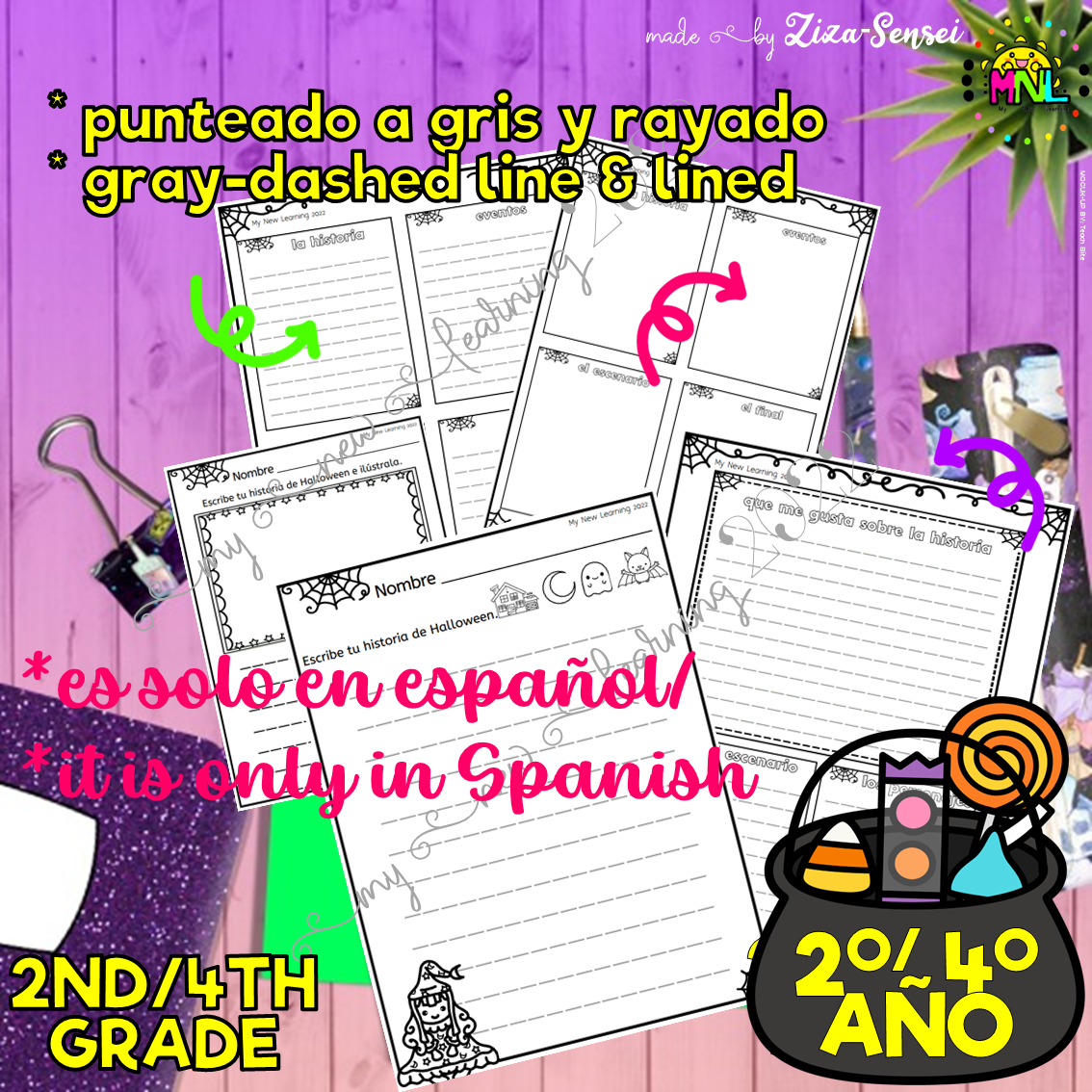 Spanish Halloween Reading Comprehension Short Passages | Made By Teachers