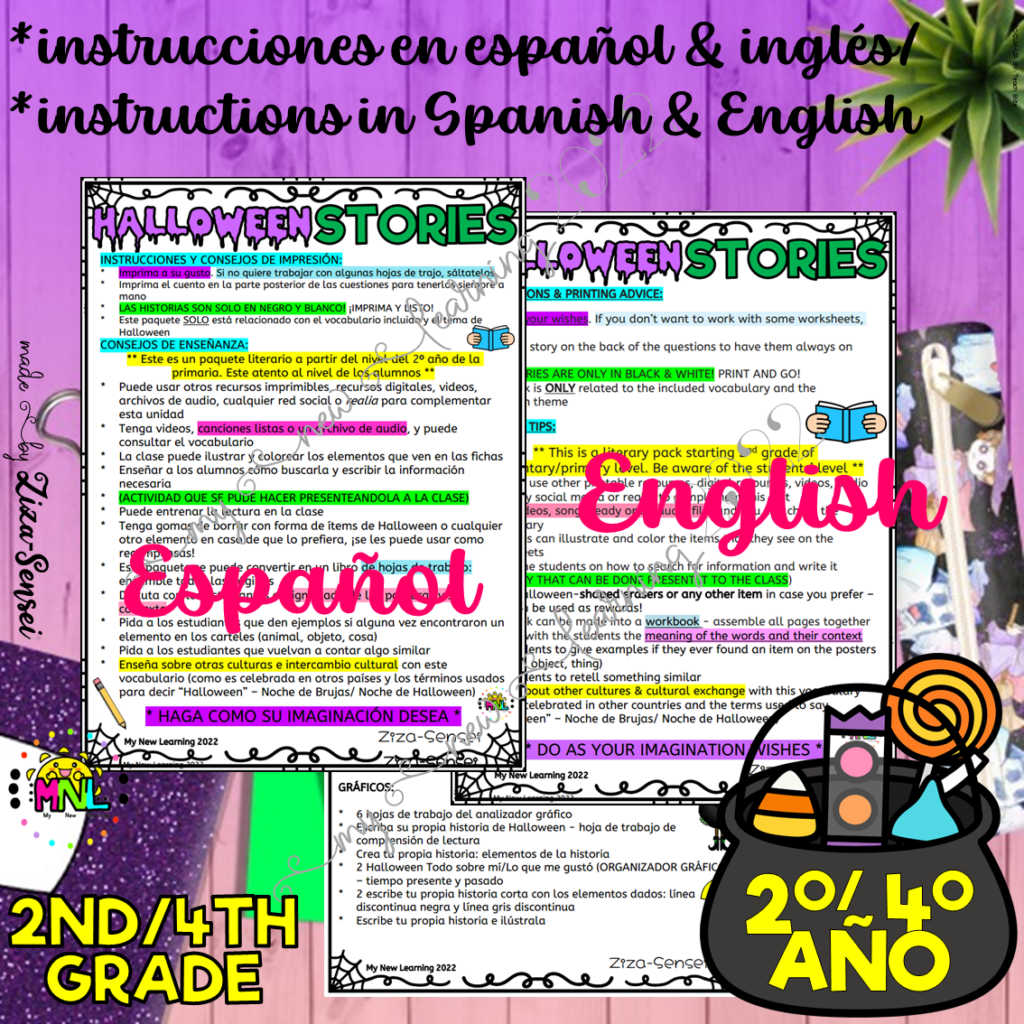 Spanish Halloween Reading Comprehension Short Passages | Made By Teachers