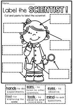 writing about scientists and labelling - Made By Teachers