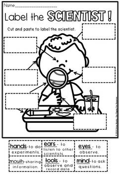 writing about scientists and labelling - Made By Teachers