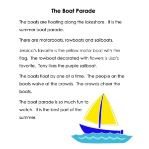 Reading Comprehension Passages Short Stories Paragraphs Question ...