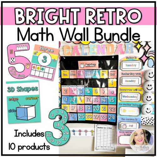 Retro Boho Classroom Decor Bundle | Made By Teachers