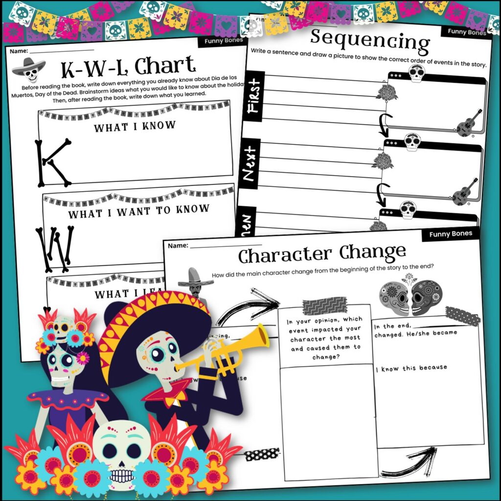 Funny Bones Picture Book Companion | Hispanic Heritage | Dia de los ...