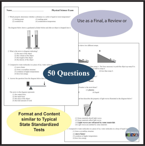 Physical Science Exam and Test Prep | Made By Teachers