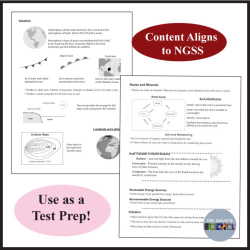 Earth Science Study Guide Test Prep | Made By Teachers