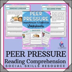 PEER PRESSURE Reading Comprehension & Questions I Worksheets | Made By ...